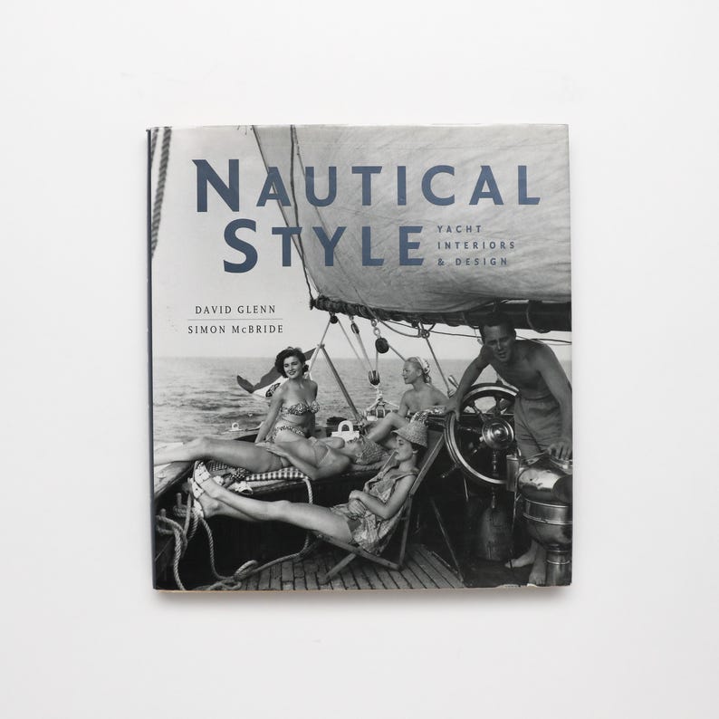 Nautical Style Vintage Coffee Table Book, MCM Decor, Apartment Decor ...