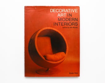 Decorative Art and Modern Interiors 1974/75- Vintage Coffee Table Book ...