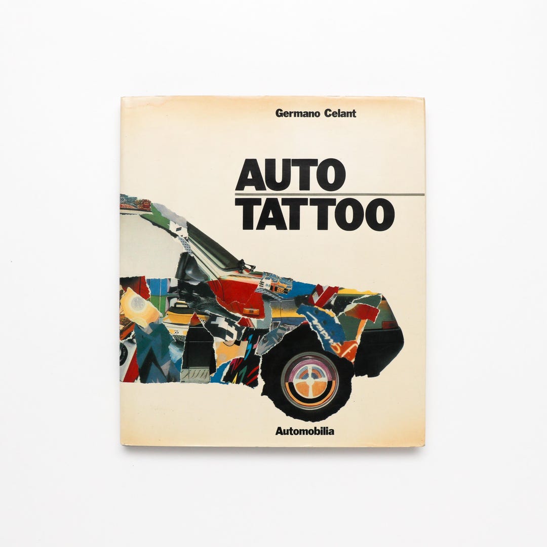 Auto Tattoo - Vintage Coffee Table Book, MCM Decor, Apartment Decor ...