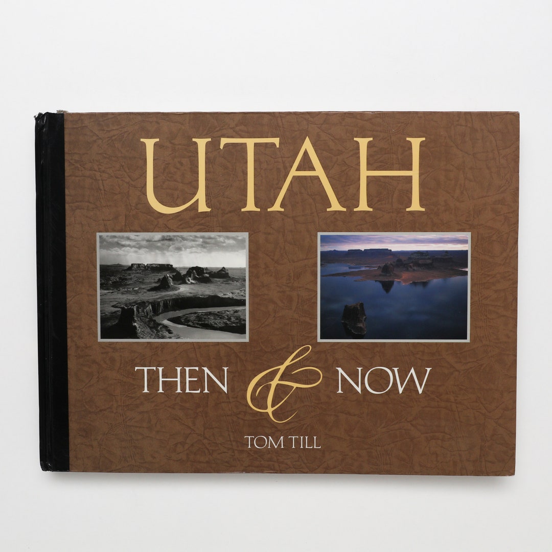 Utah, Then & Now - Vintage Coffee Table Book, MCM Decor, Apartment ...