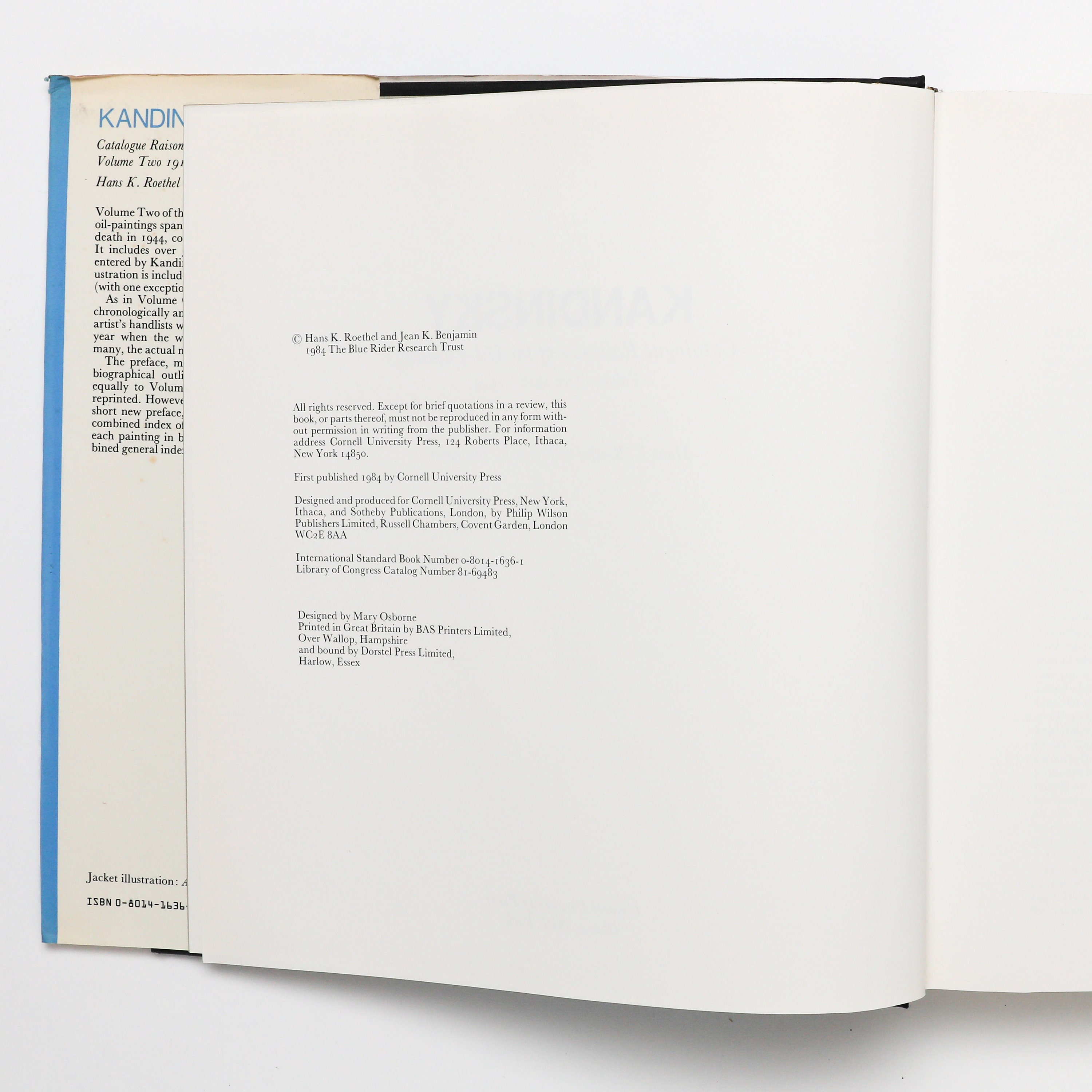 Kandinsky Catalogue Raisonne of the Oil-paintings Volume Two 1916-1944 ...