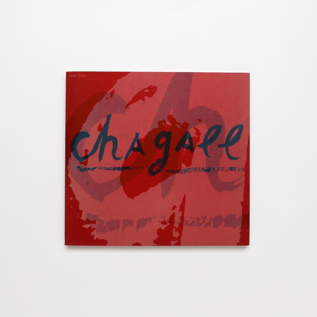 Chagall - Vintage Coffee Table Book, MCM Decor, Apartment Decor, Table ...