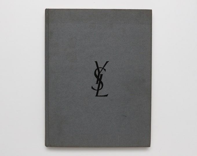 YSL, Yves Saint Laurent - Vintage Coffee Table Book, MCM Decor ...