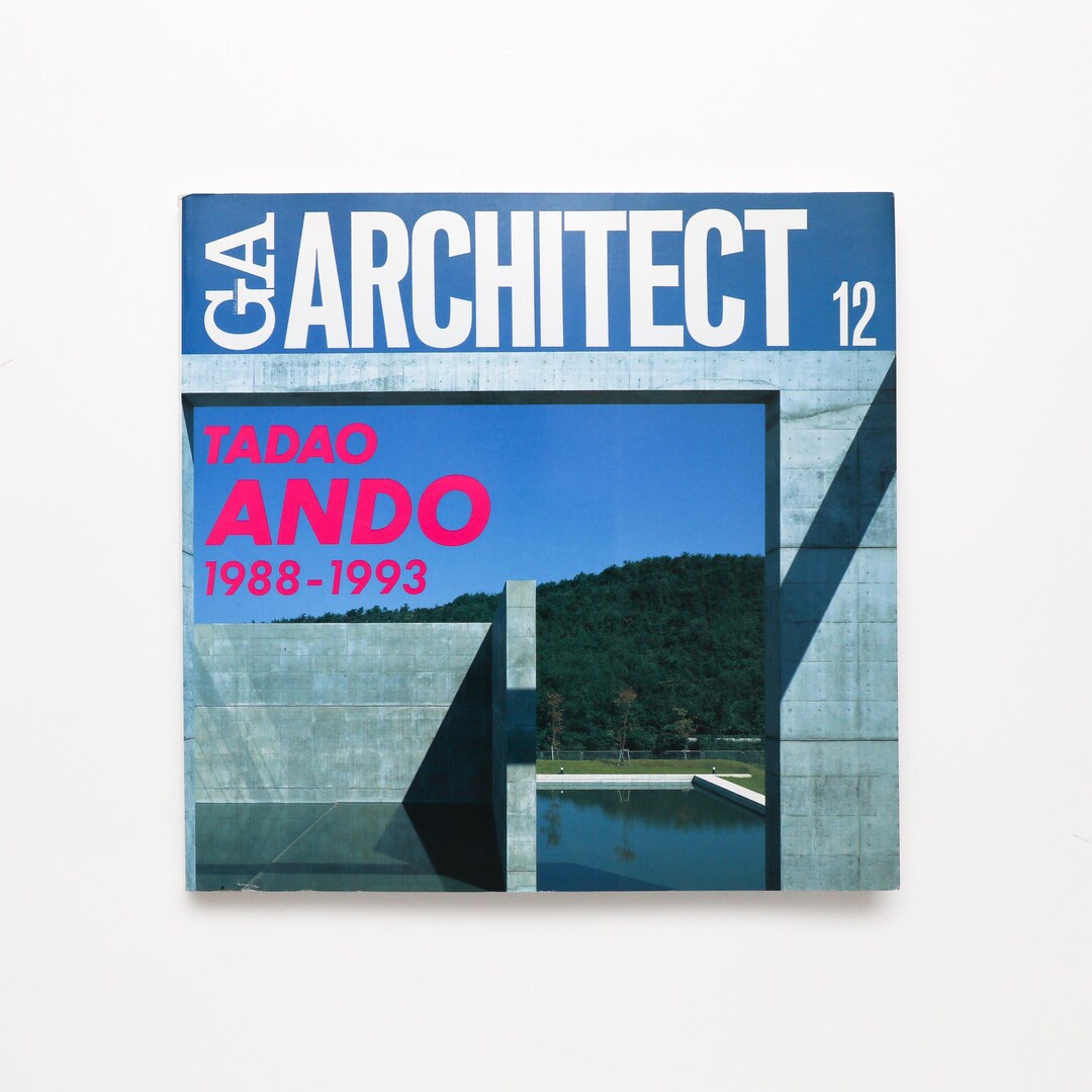 GA Architect, Tadao Ando - Vintage Coffee Table Book, MCM Decor ...