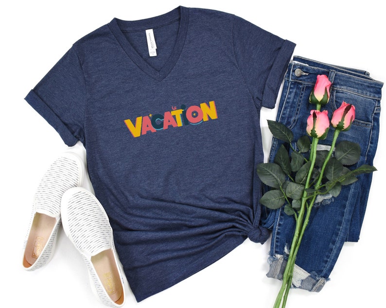 Vacation Getaway Graphic Tee Casual Vacation Shirt, Ideal for Beach ...