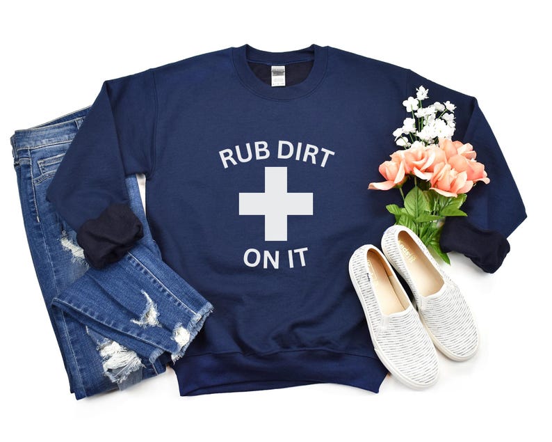 Funny Aging First Aid T-shirt "rub Dirt on It" Tee - Etsy