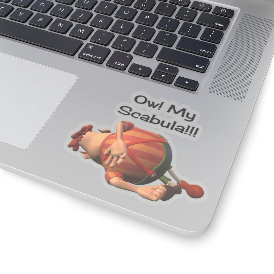 Ow My Scapula Funny Sticker for Unique Personalization - Etsy