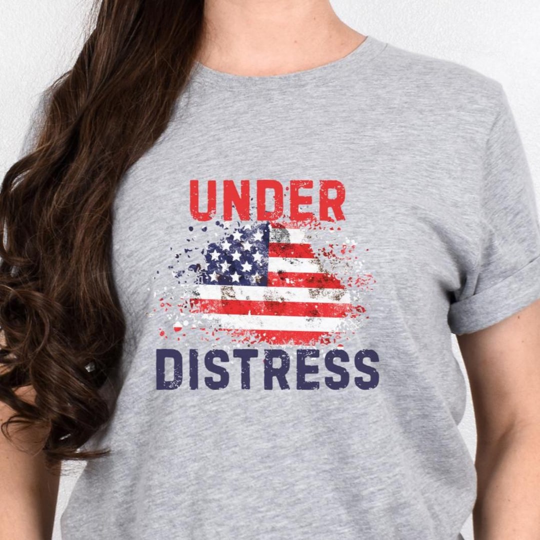 Under Distress American Flag Tee, Anti Fascist Shirt - Etsy