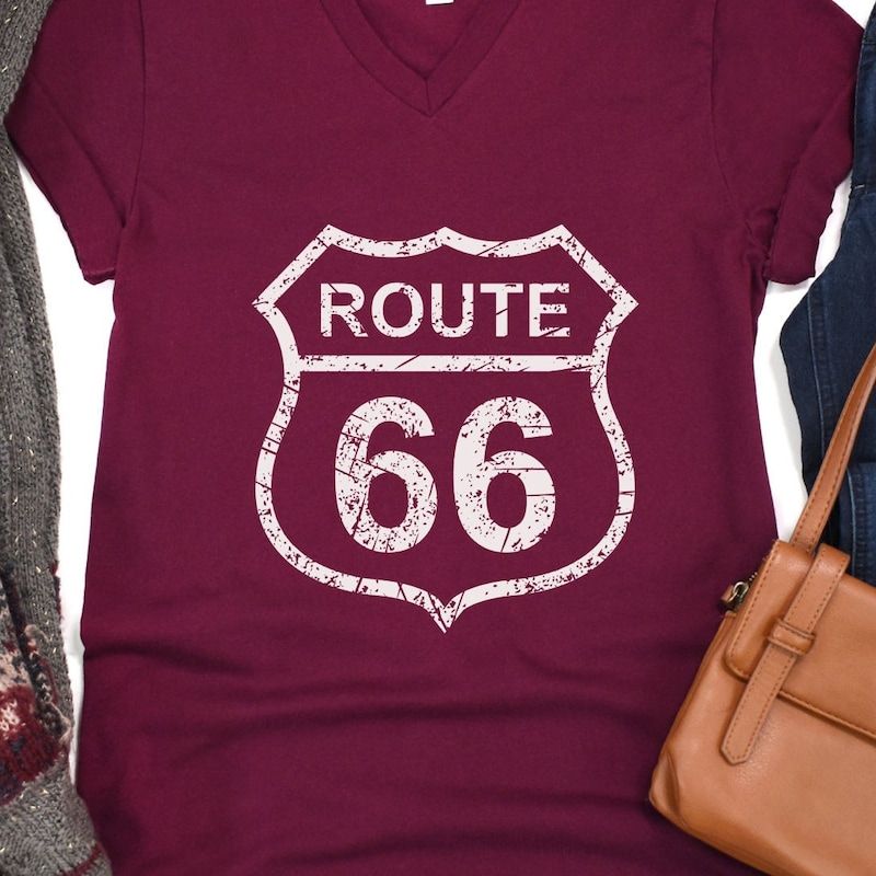 Route 66 T Shirt - Etsy