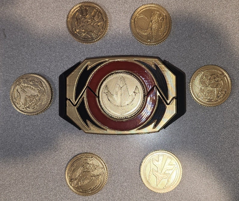 Mighty Morphin Power Ranger Morpher Magnetic Coin With Belt Clip - Etsy