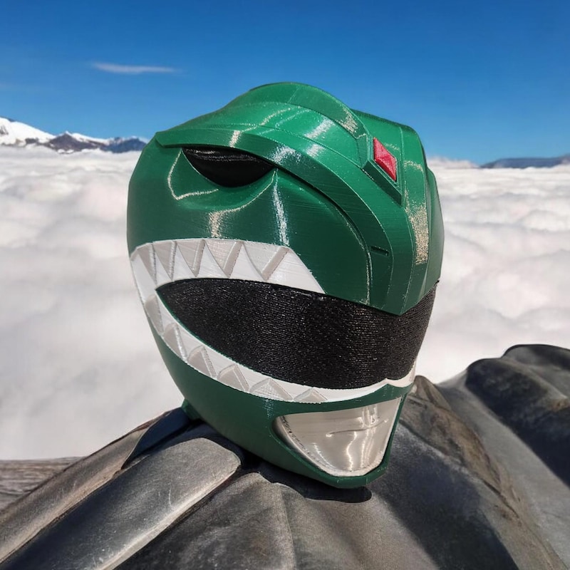 Green Power Ranger Helmet - Etsy