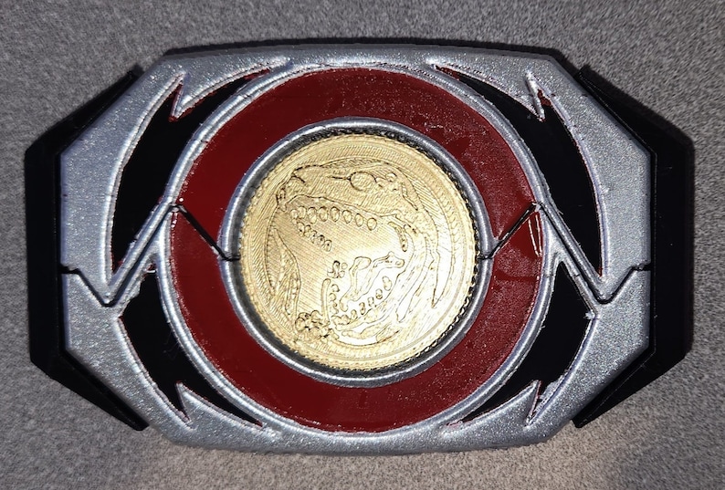 Mighty Morphin Power Ranger Morpher Magnetic Coin With Belt Clip - Etsy