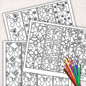 Coloring Page Printable Bookmarks Instant Download Color Your Own ...