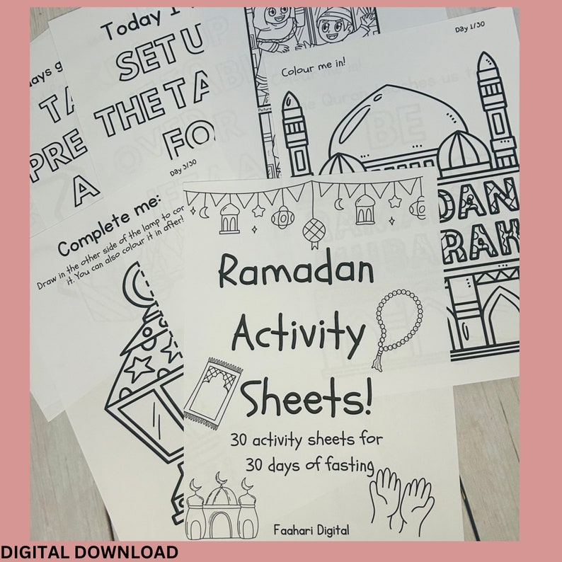 Ramadan Activity Sheets | Muslim Child | Activities for Fasting ...