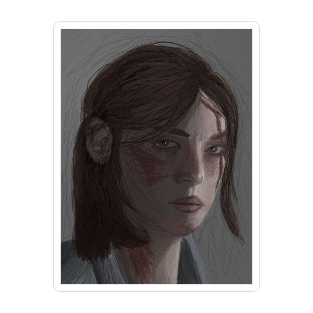 Ellie Williams Sticker, Bella Ramsey as Ellie in the Last of Us HBO ...