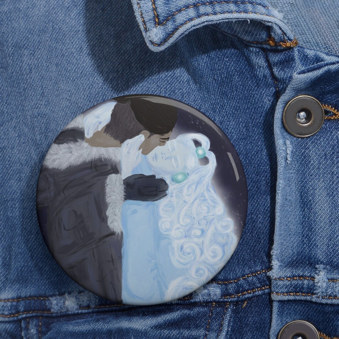 The Kiss of Princess Yue and Sokka Pin - Etsy