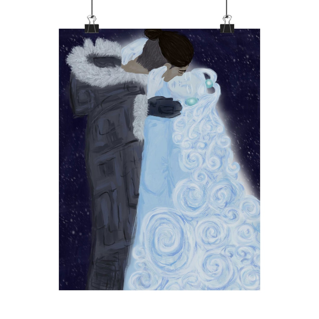 The Kiss of Princess Yue and Sokka Poster - Etsy