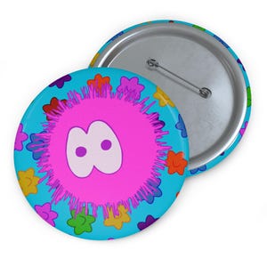 Pink Sprite Pin, Studio Ghibli, Whimsical Nature Spirit Enamel Pin ...