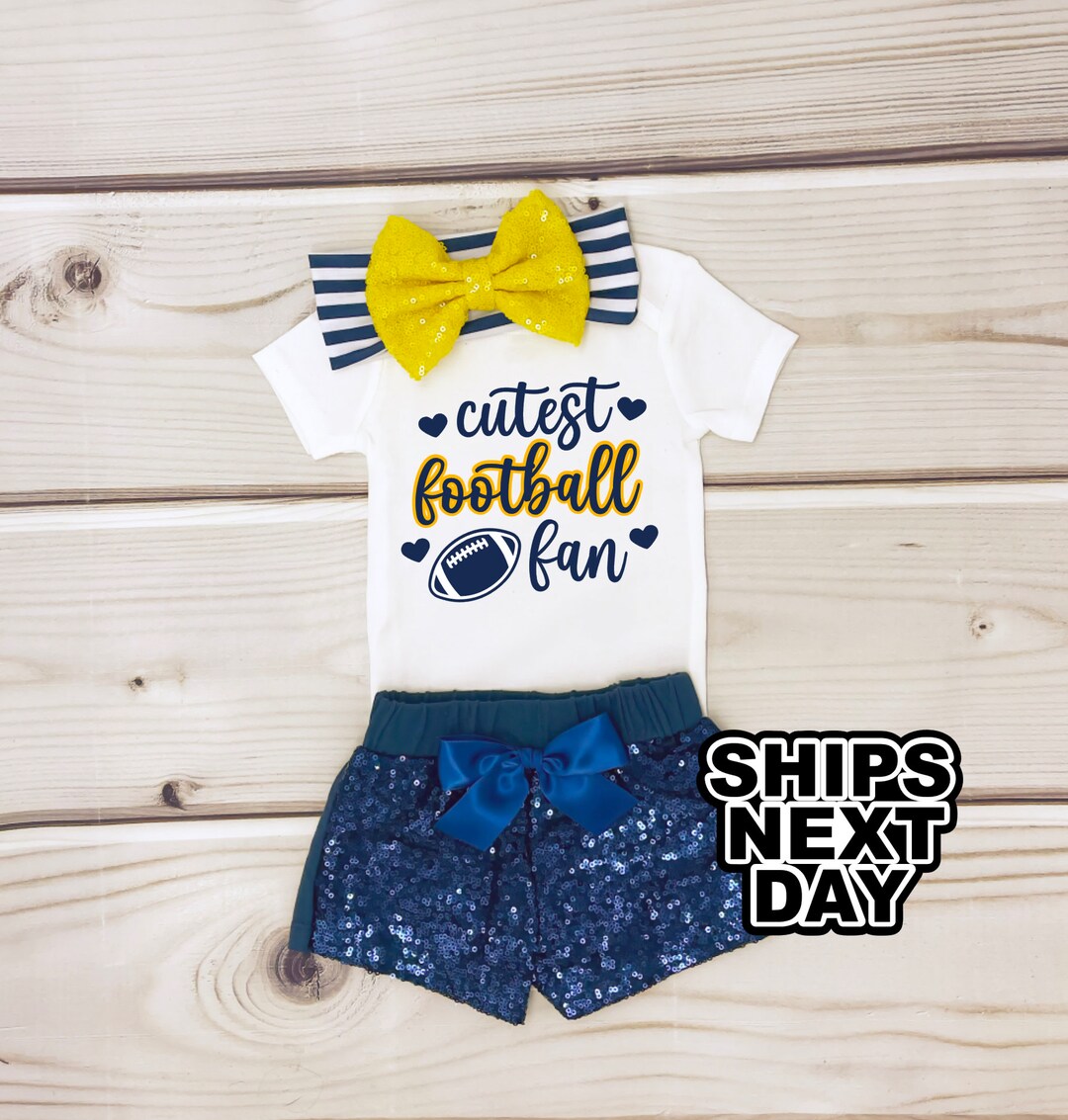 Baby Girl Football Game Day Outfit Baby Girl Cutest Football Outfit ...