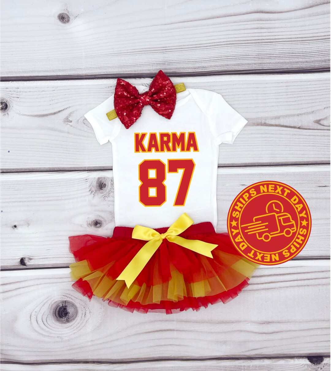 Karma 87 Baby Girl Outfit , Little Swiftie Outfit , T.S. Little Fan ...