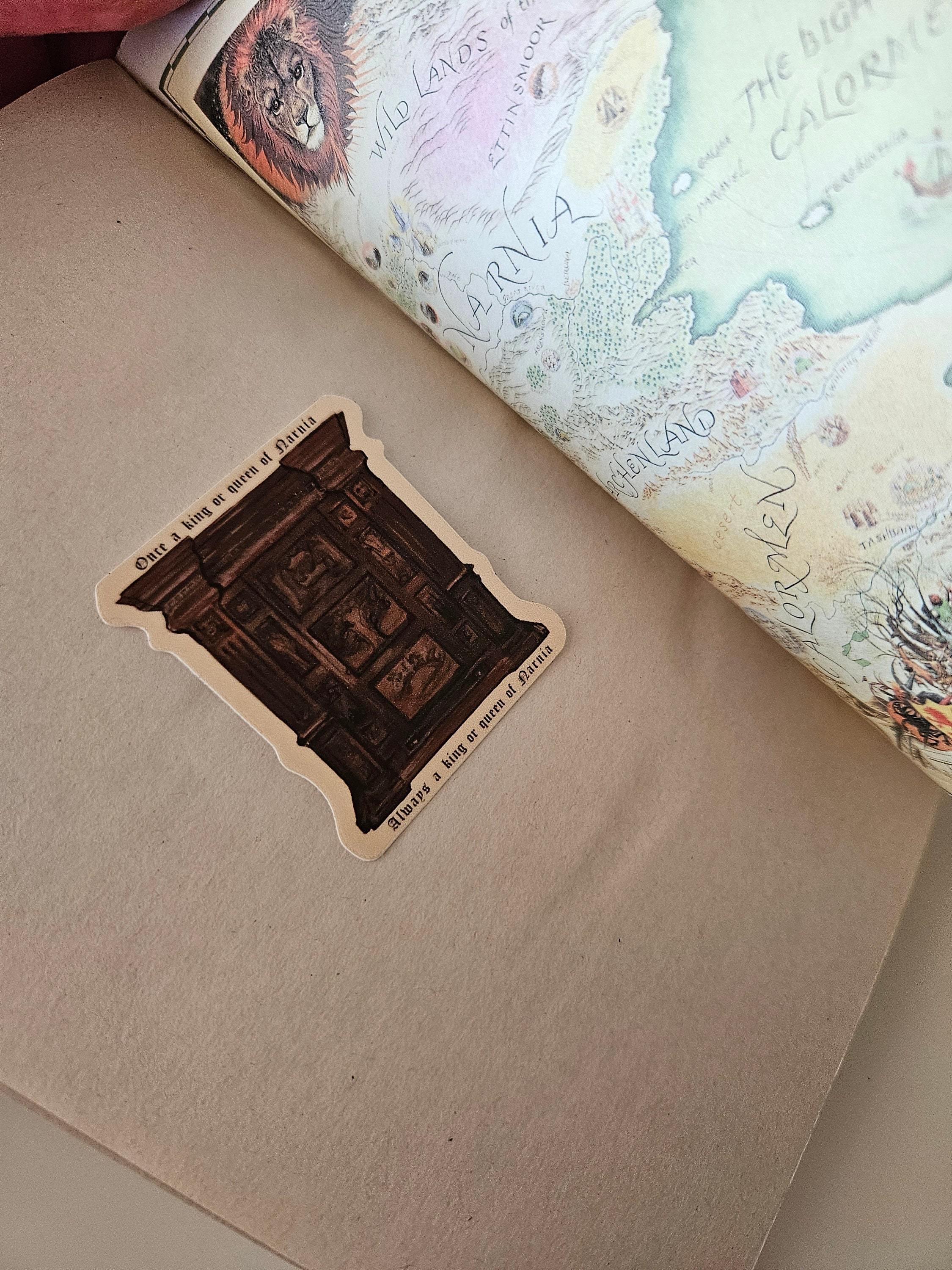 Narnia Wardrobe Sticker Hand-drawn - Etsy
