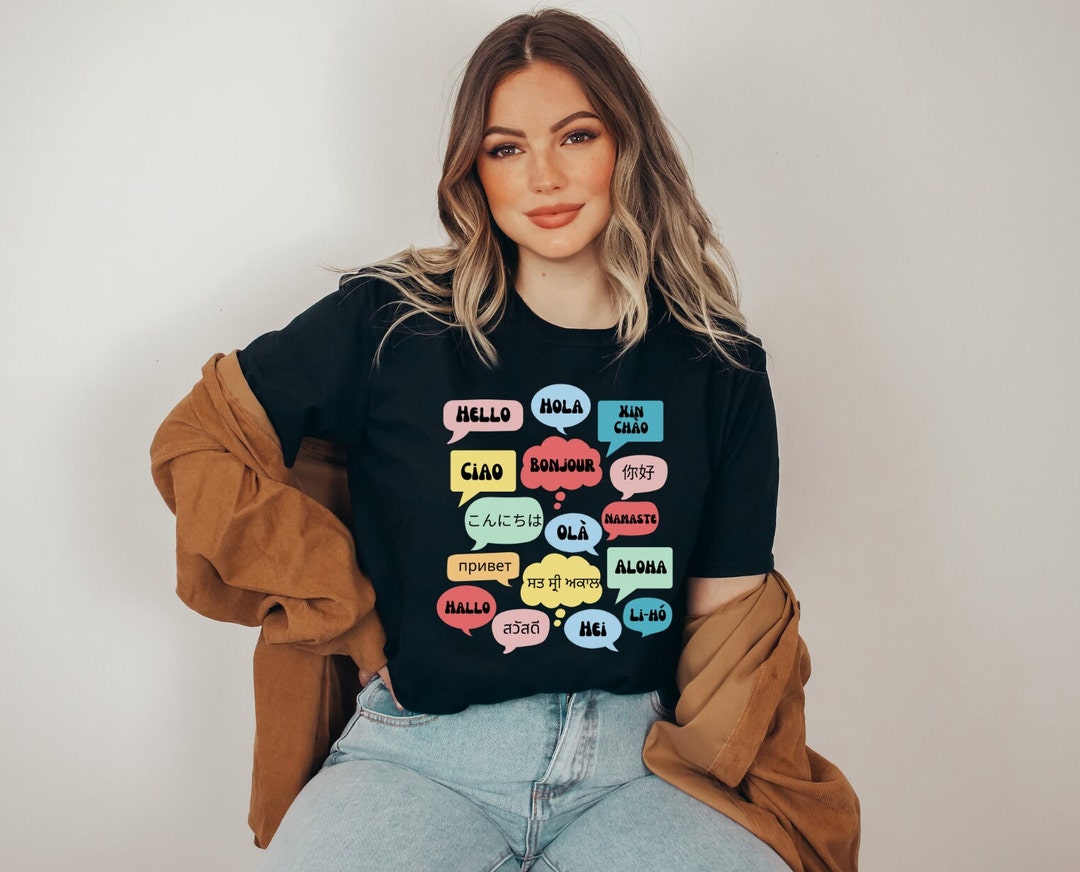 ESL Teacher Shirt ESL Teacher Spanish Teacher Spanish Teacher Shirt ...