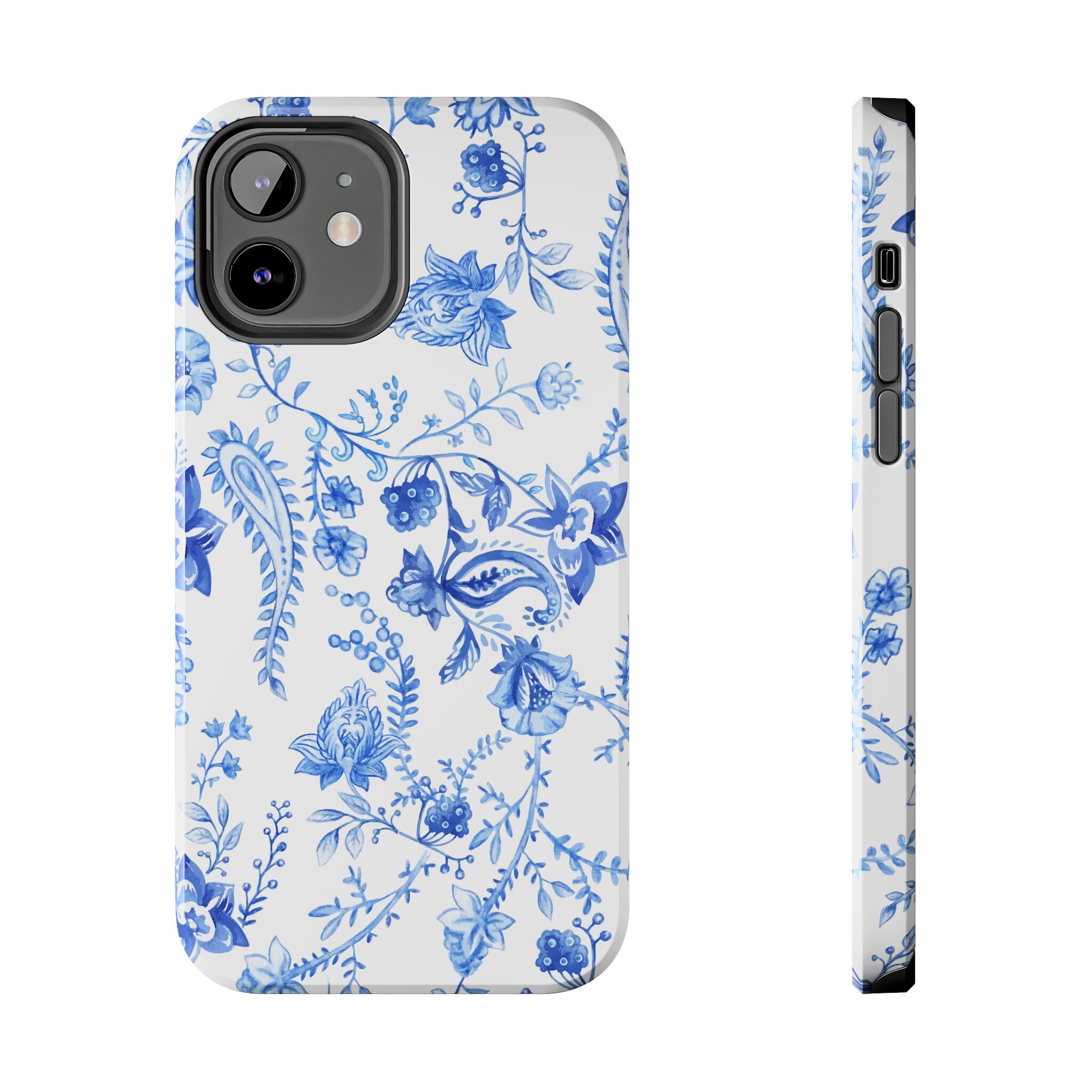 Blue & White Floral Chinoiserie Aesthetic iPhone Case, Iphone13, Phone ...