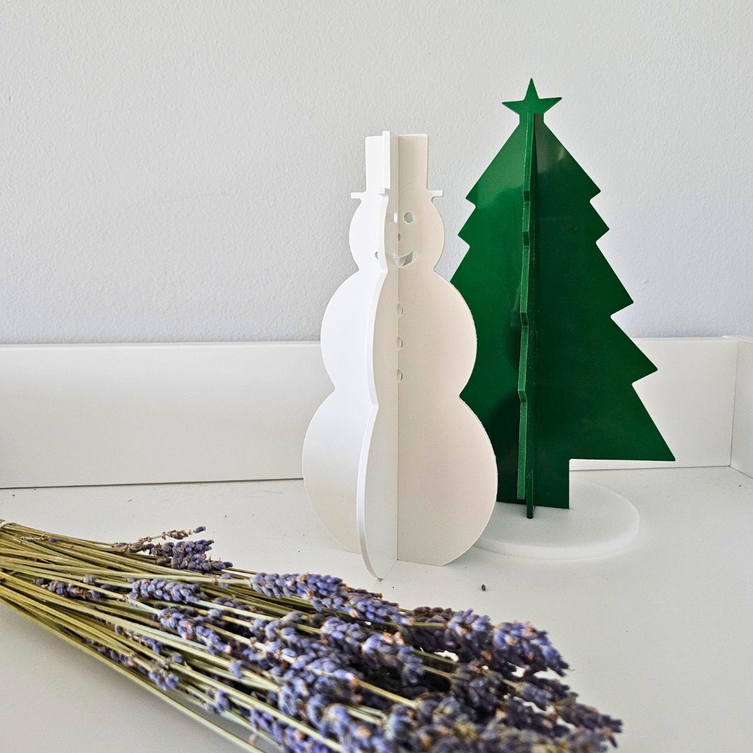 3D Interlocking Christmas Tree - Etsy