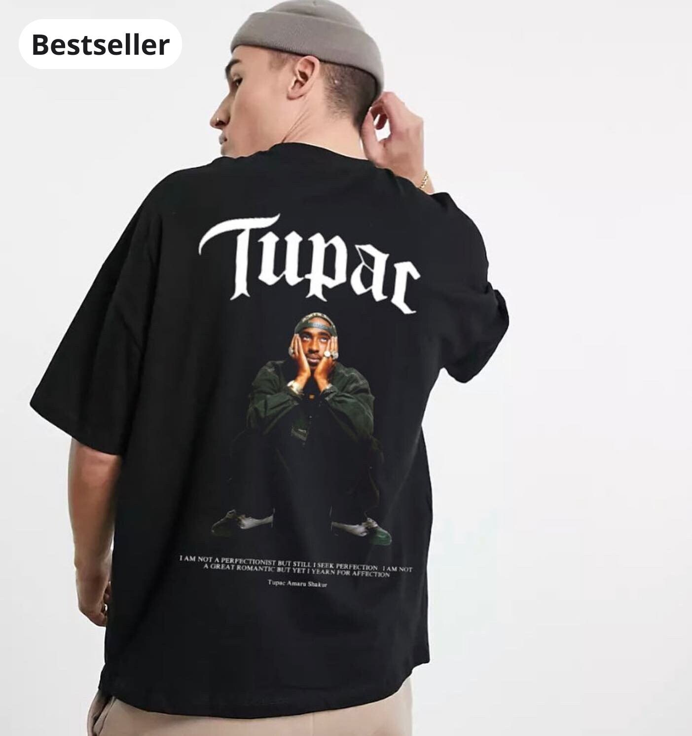 Unisex Tupac Shakur Vintage T-shirt, 2pac Shirt, Rapper Shirt, Hip-hop ...