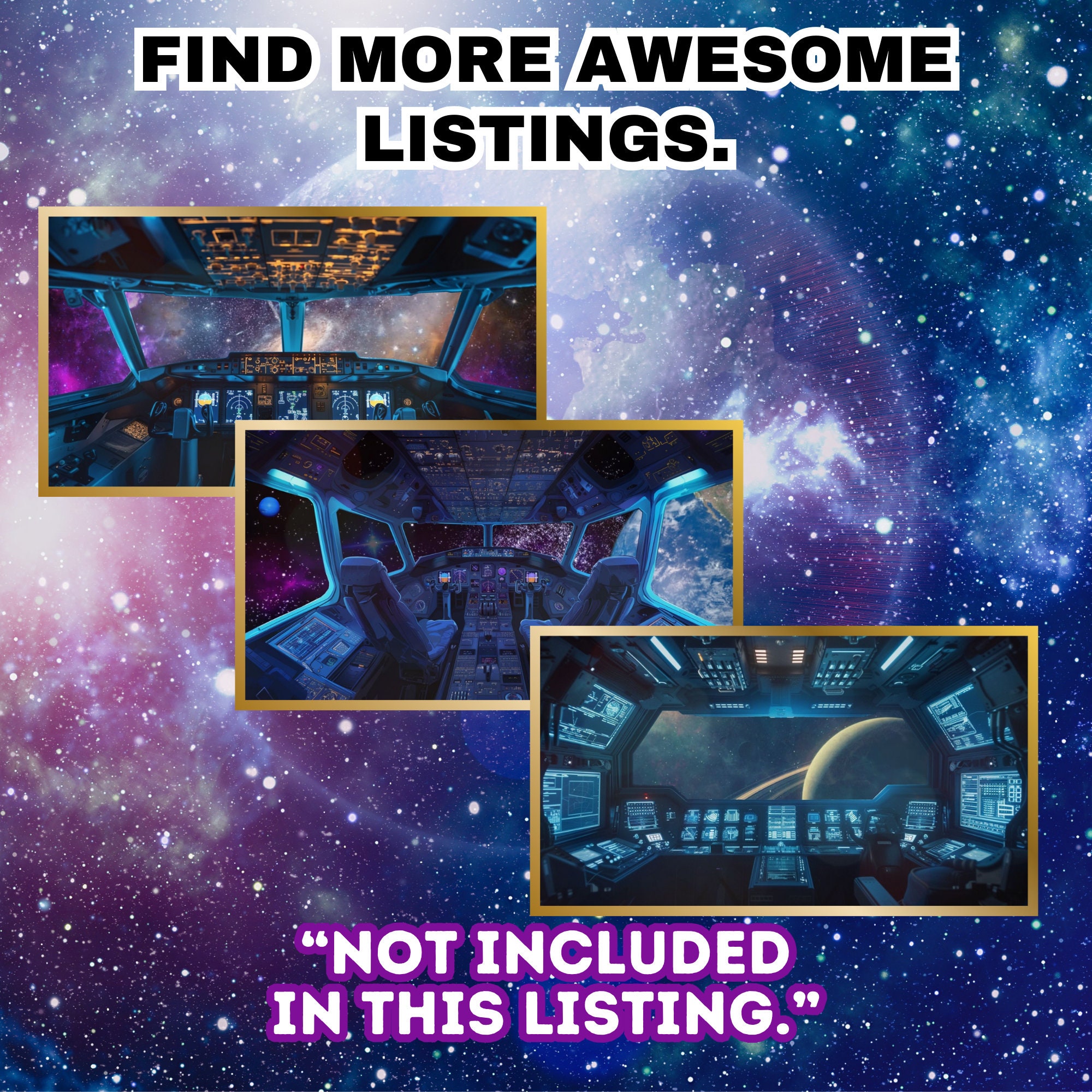 Animated Background, Vtuber Animated Background, Spaceship Cockpit ...