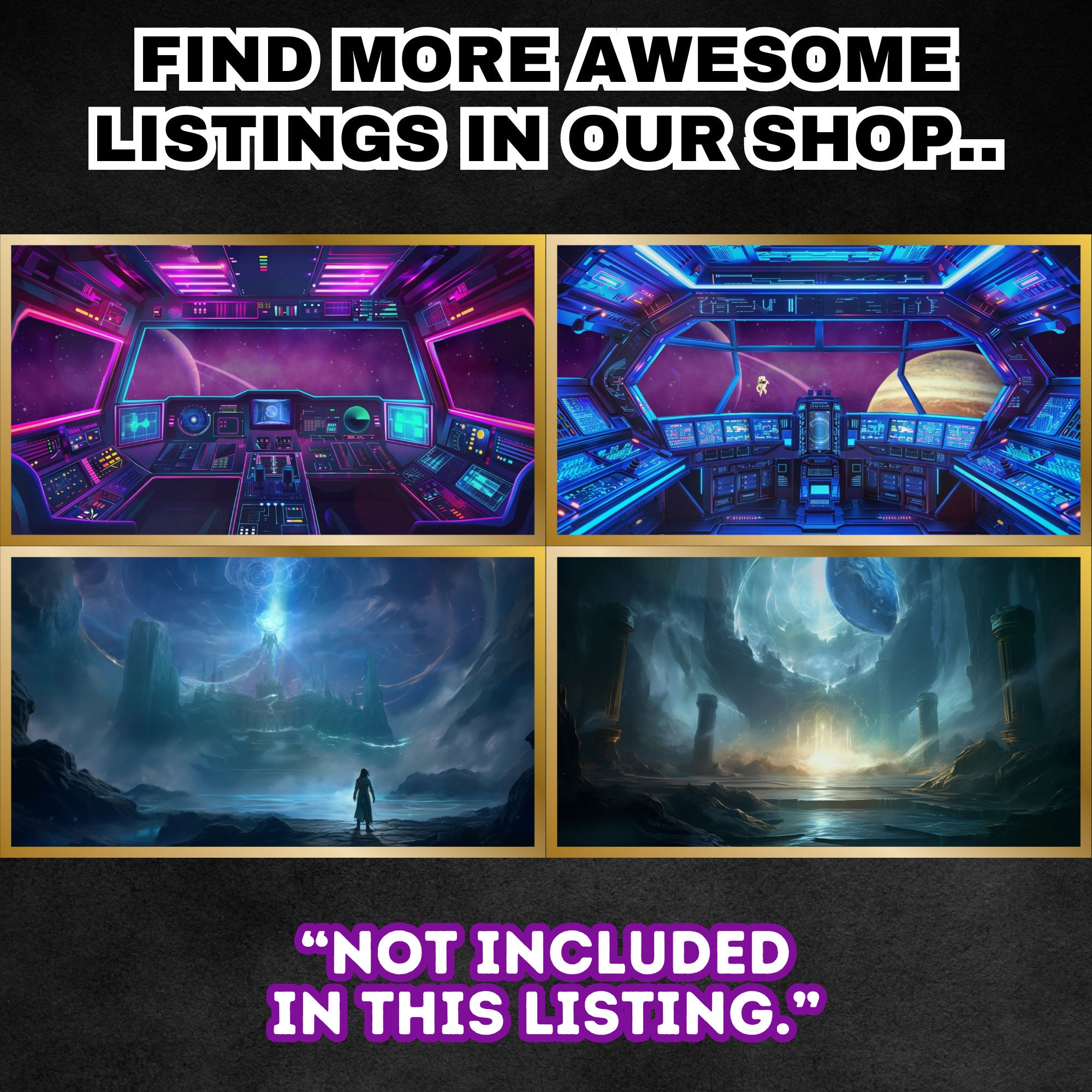 Animated Virtual Background Magical Twitch Overlay Looped, Vtuber ...