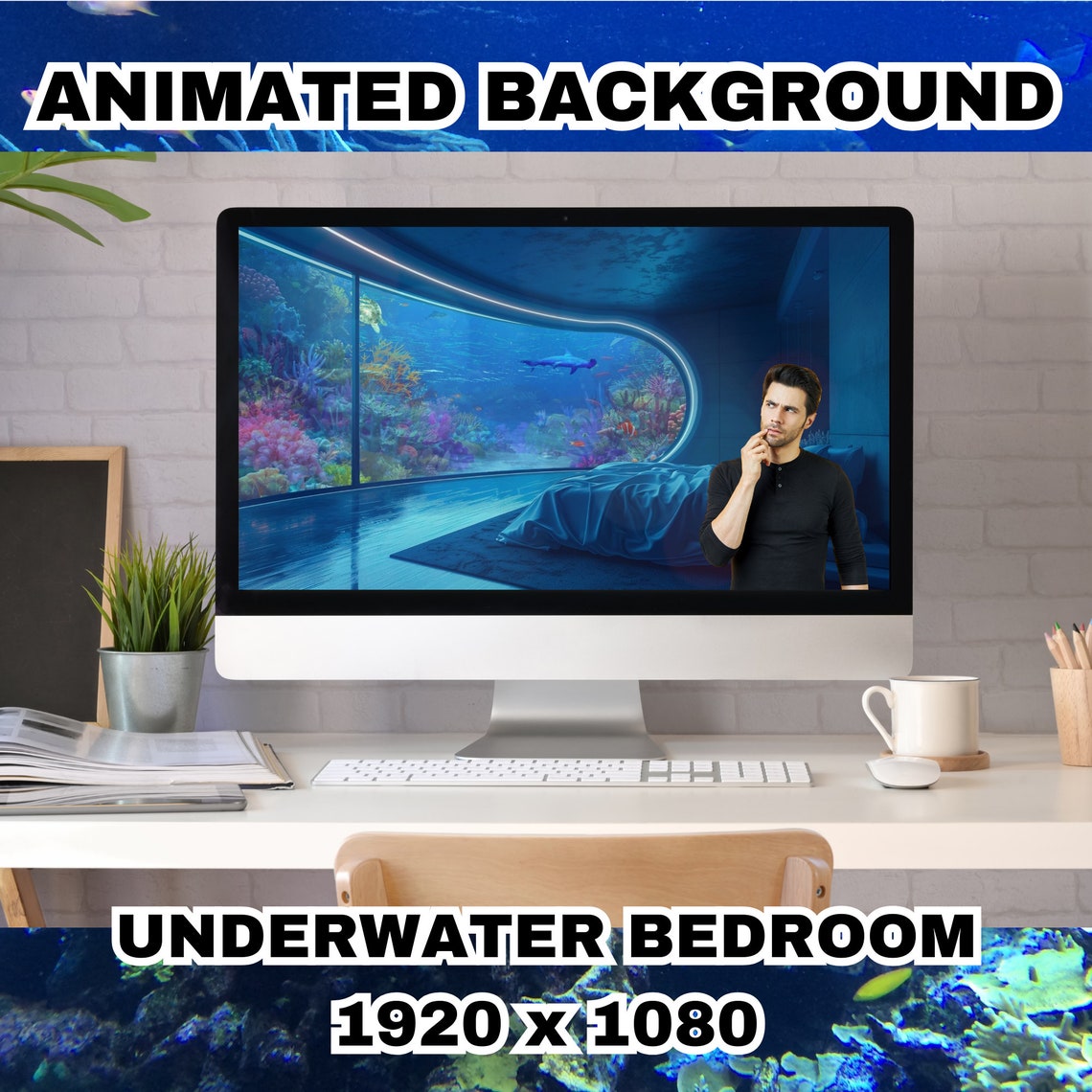Vtuber Animated Background, Animated Background, Animated Bedroom ...