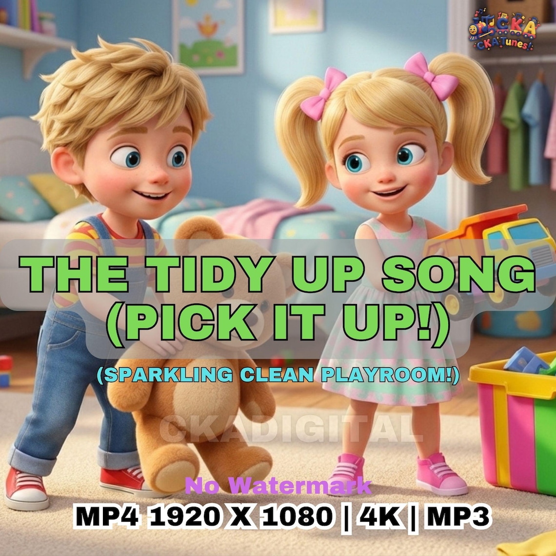 Tidy up Song for Kids | Toddler Clean up Helper | Preschool Chore ...