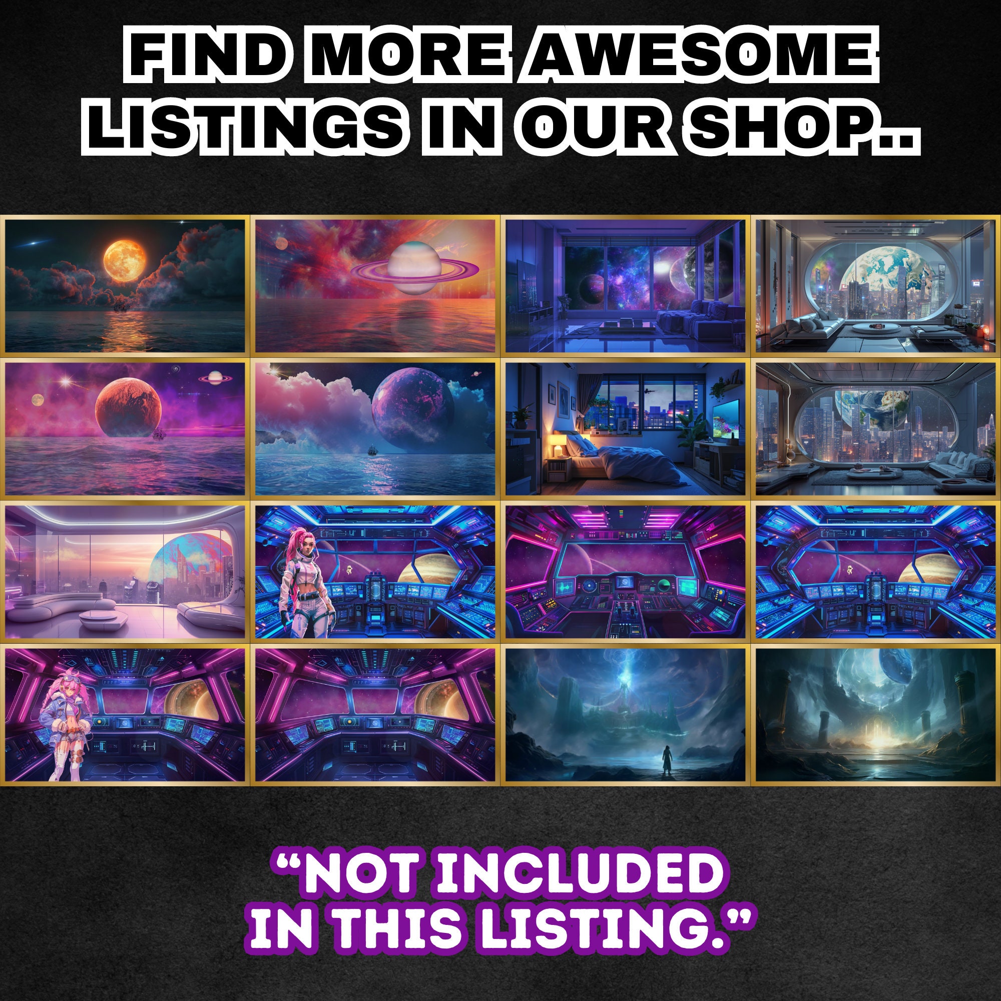 Vtuber Animated Background, Spaceship Cockpit, Galaxy Spaceship, Space ...