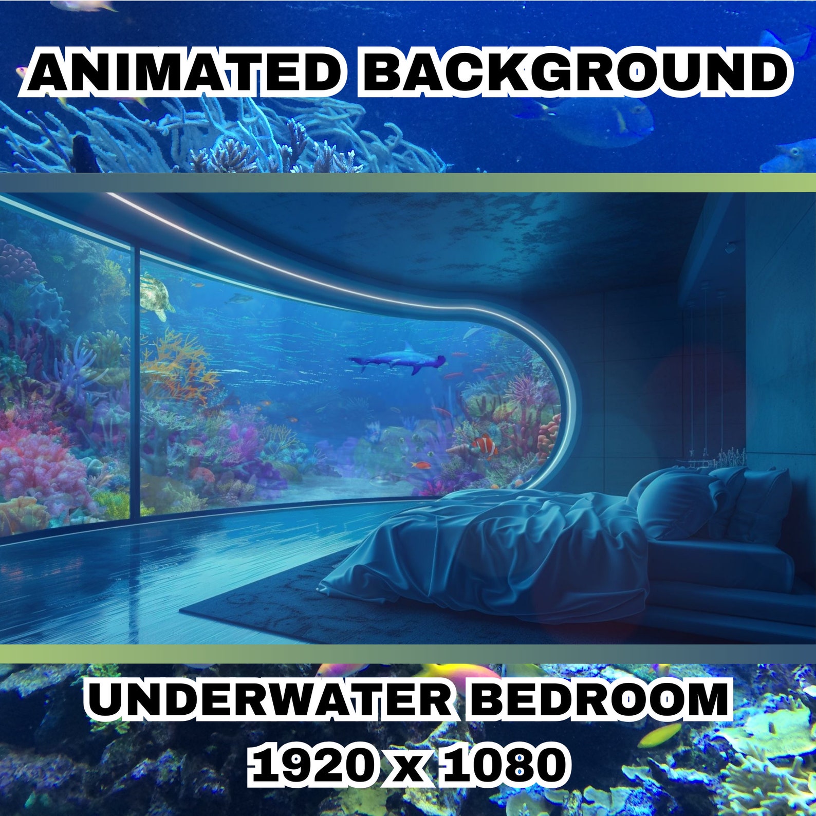 Vtuber Animated Background, Animated Background, Animated Bedroom ...