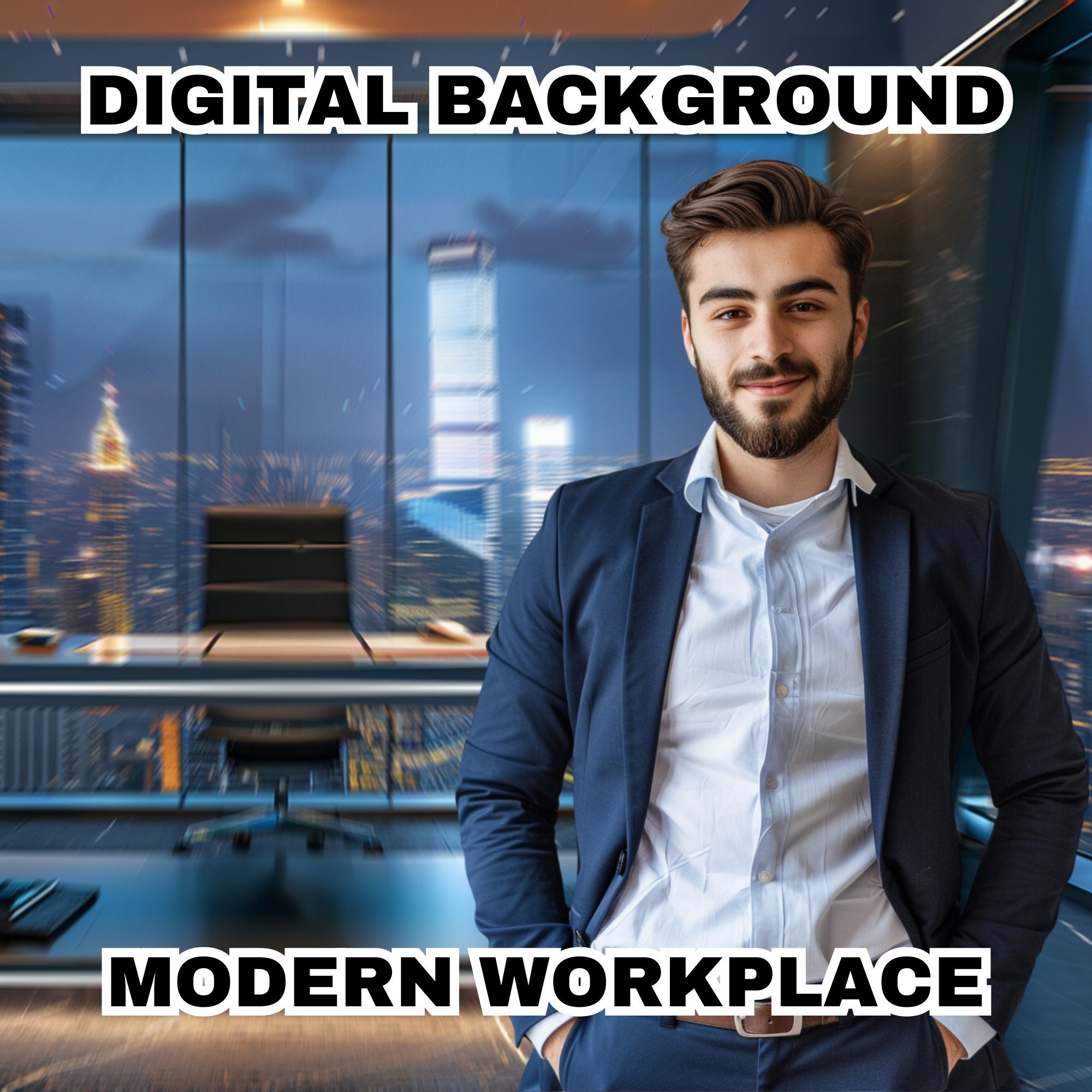 50 Soft Focus Modern Office Digital Backgrounds, 50 Modern Office ...