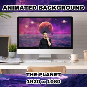 Animated Virtual Background, Magical Twitch Overlay Background, Vtuber ...