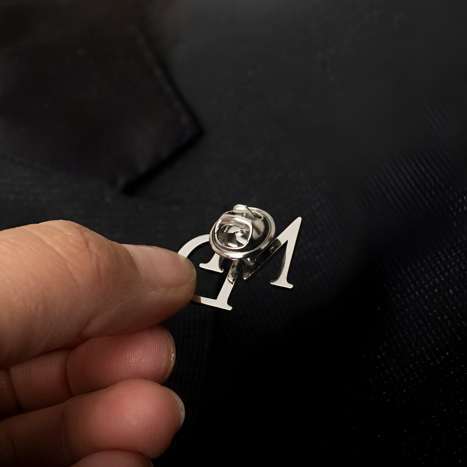 Custom Initials Pin: Unique Personalized Accessory, Adds a Personal ...