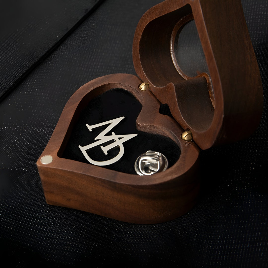 Personalized Pin, Letters Lapel Pin, Custom Initials Lapel Pin, Gift ...