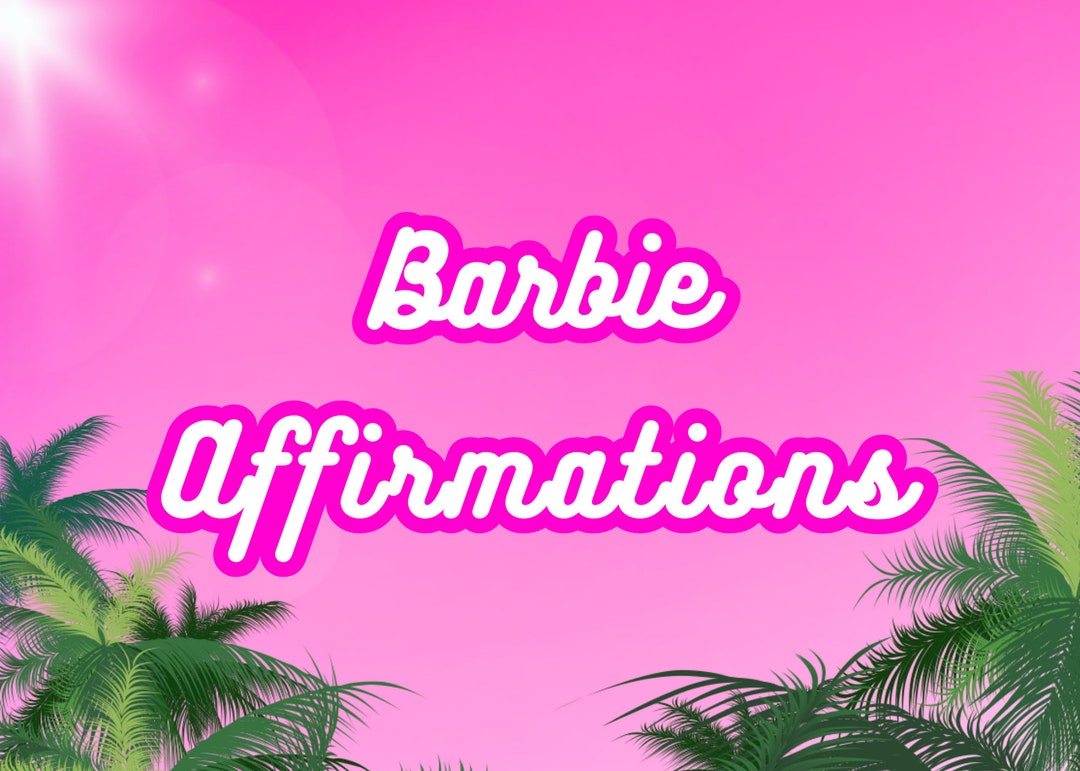 Barbie Affirmations - Etsy