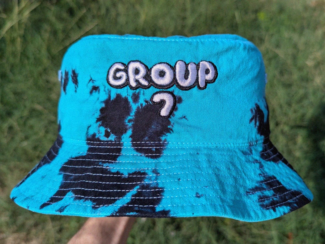 Group 7 - Embroidered Tie Dye Bucket Hat - Rave Outfit Music Festival ...