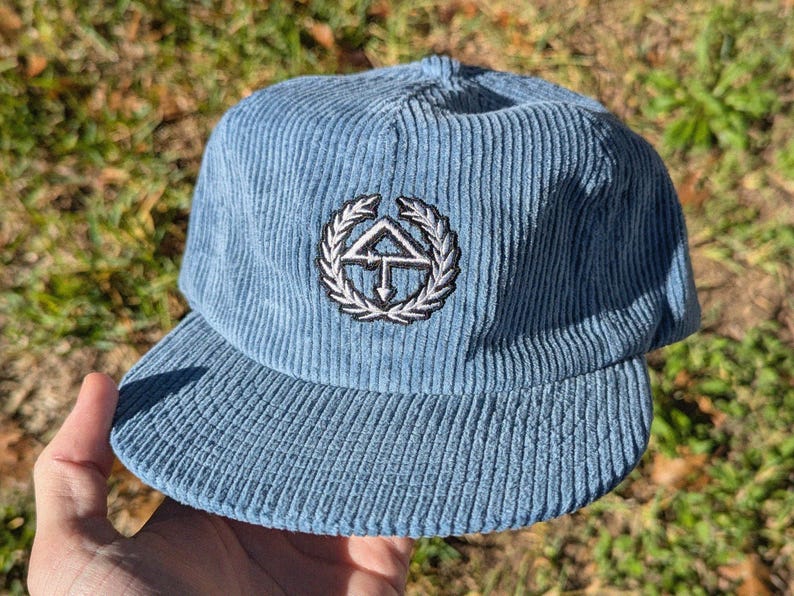 Of the Trees Embroidered Corduroy Hat - Rave Hat Rave Outfit Music ...