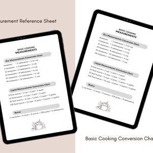 Printable Recipe Sheets PDF: Minimalist Cooking Templates (7x10 Inch ...