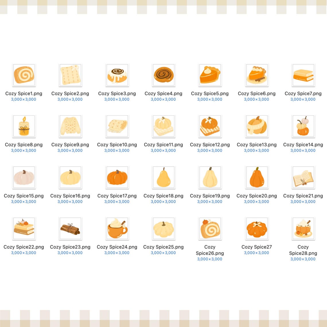 Cozy Autumn Pumpkin Spice PNG – Fall Clipart, Cozy Autumn, Cute Fall ...