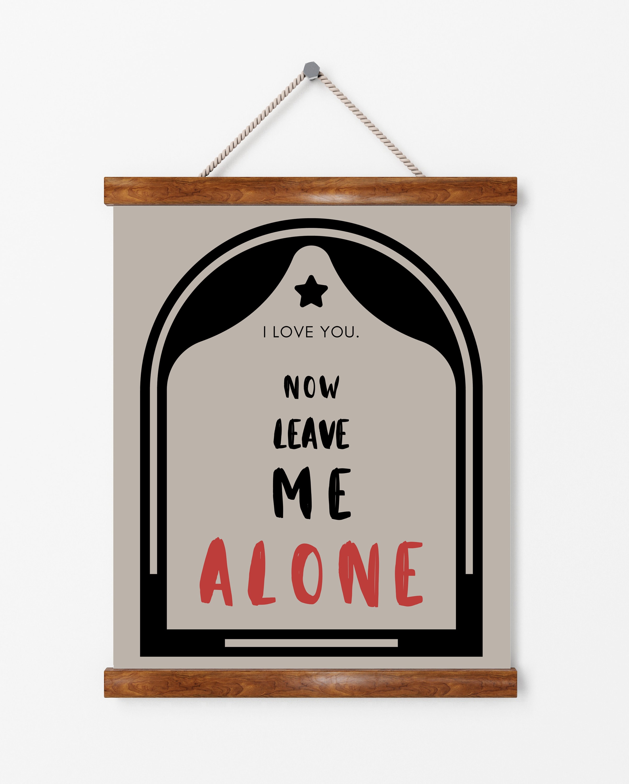 Printable Art: Funny Poster for Introverts i Love You. - Etsy