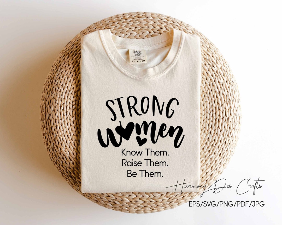 Strong Women Epssvgpngraise Strong Women - Etsy