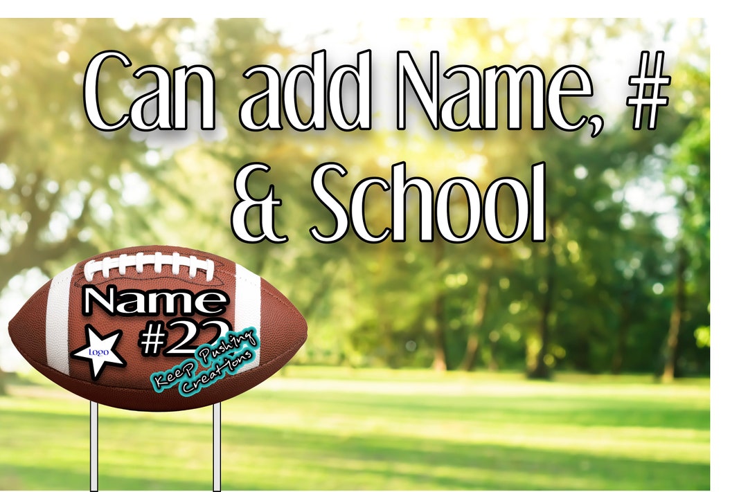Sport Yard Signs - Etsy