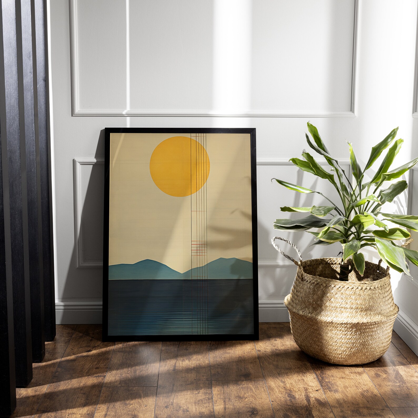 Sunrise Minimal Wall Art, Light Colors Vibrant Print, Modern Blurred ...