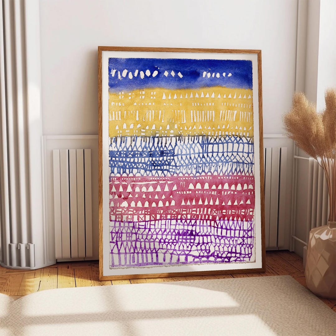 Paul Klee / Old City Art Work, Museum Exhibition Modern Poster, Famous ...