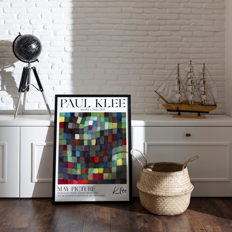 Paul Klee Exhibition Poster, May Picture, Museum Art Work, Famous ...